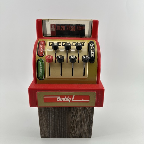 Buddy L | Toys | Vintage Buddy L Metalplastic Cash Register Hong Kong ...